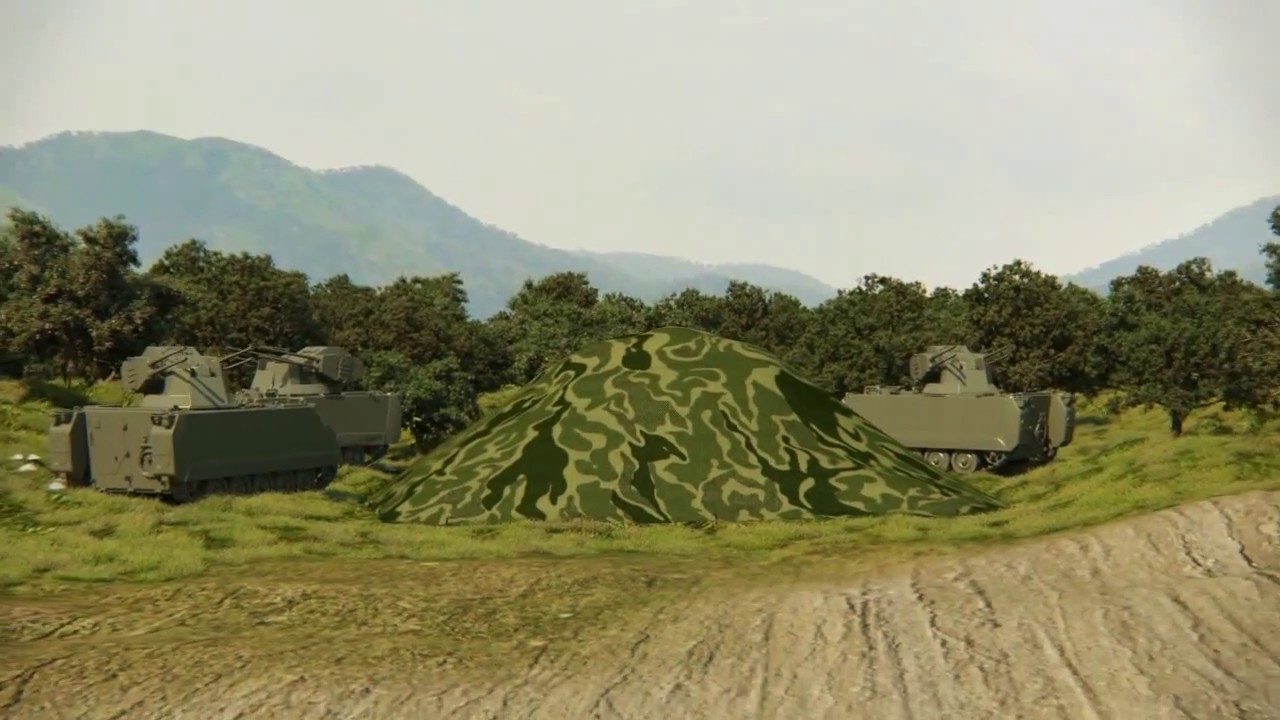 MULTISPECTRAL CAMOUFLAGE NET & COMPOSITE TDU SAVUNMA - YouTube