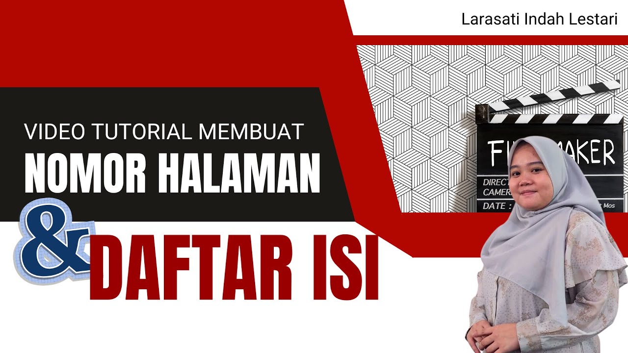 Tutorial Membuat Nomor Halaman dan Daftar Isi KTI Jenjang SMA - YouTube