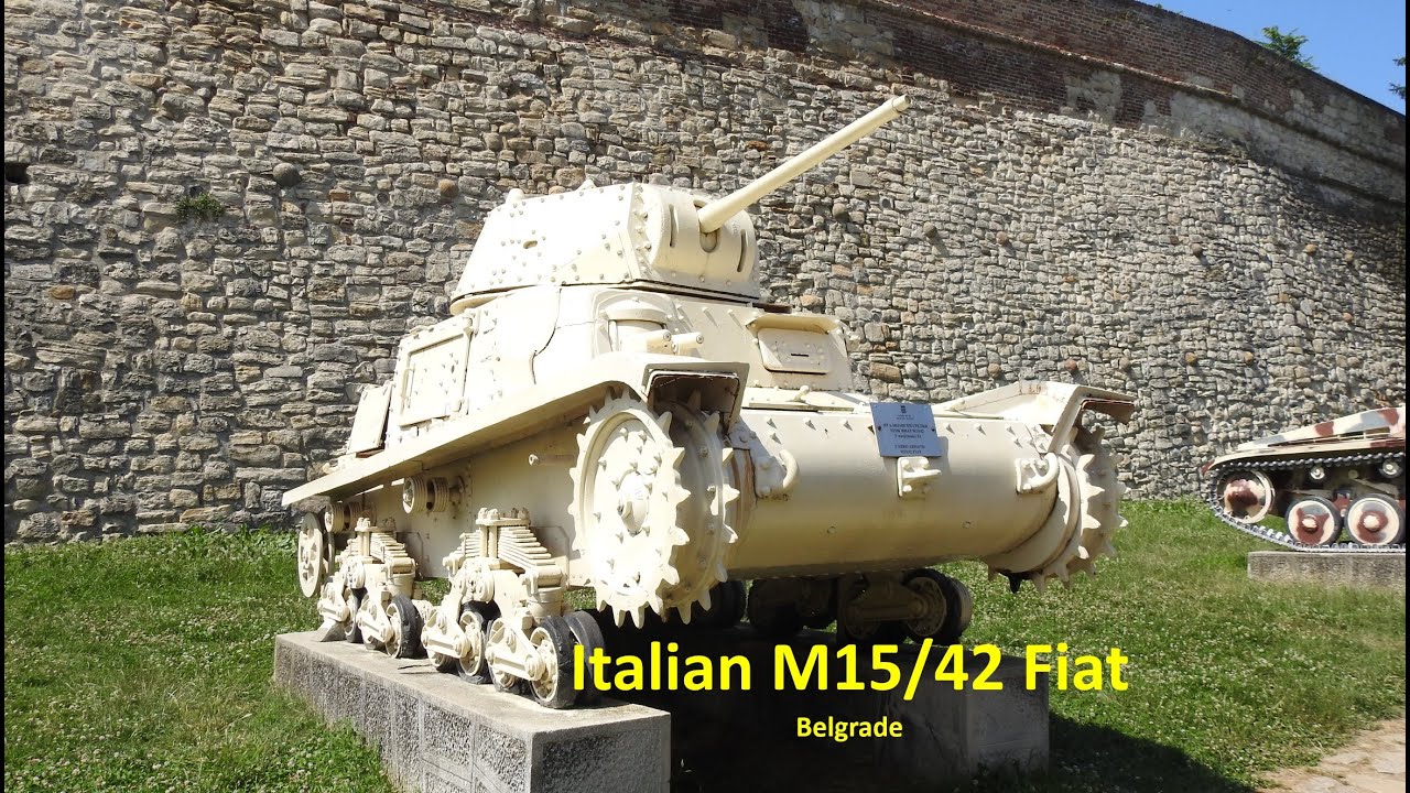 Italian Medium Tank Carro Armato M15/42 Fiat - YouTube