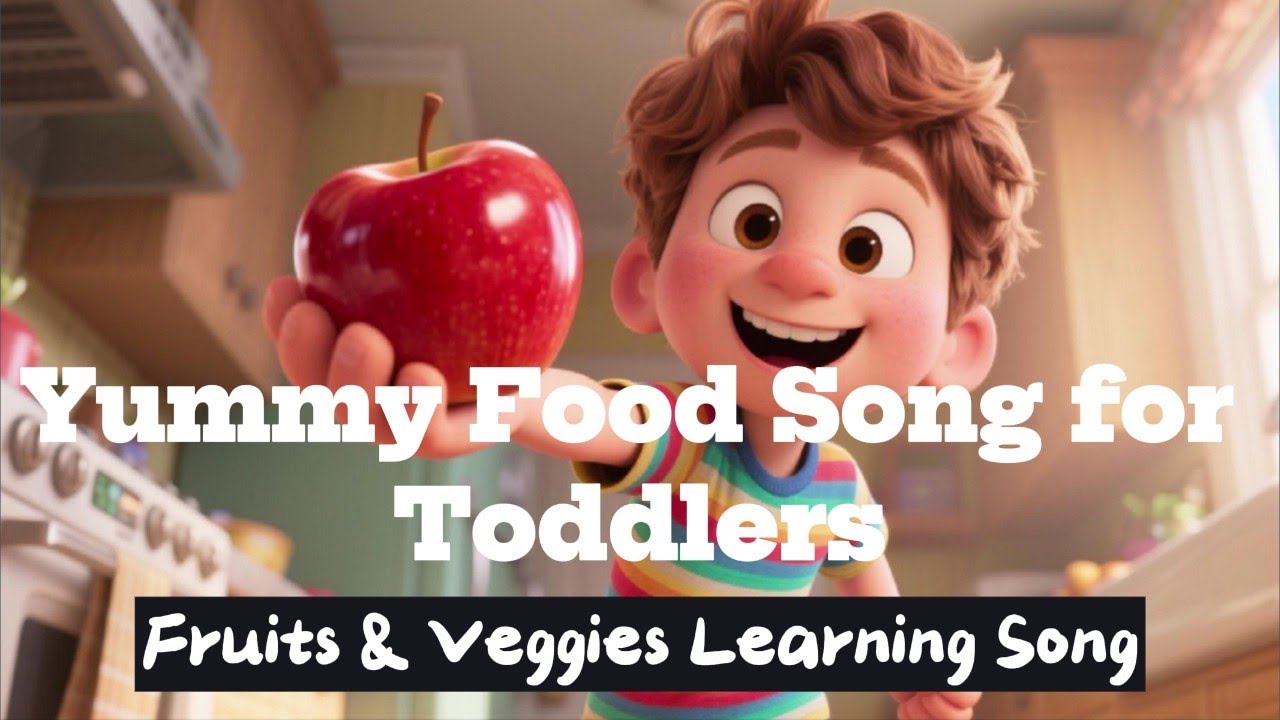 Yummy Food Song for Toddlers | Learn Fruits & Veggies | Fun Kids Dance ...