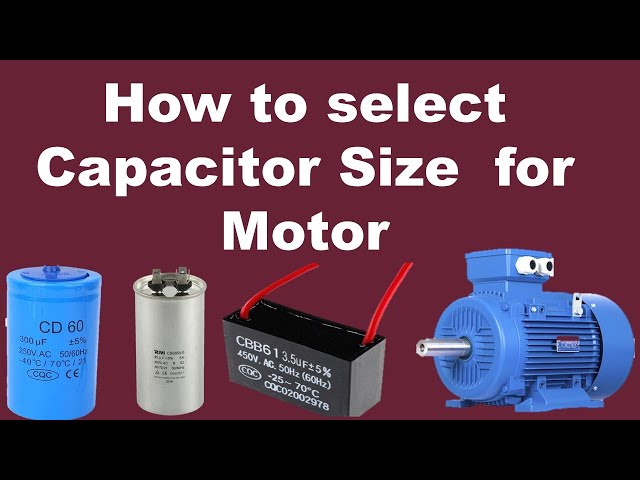Capacitor Size Chart For Single Phase Motor - Infoupdate.org Capacitor Size Chart For Single Phase Motor - Infoupdate.org