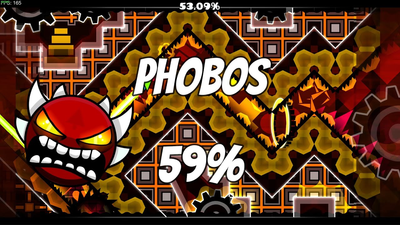 Phobos 59% (Extreme Demon) By KrmaL - YouTube