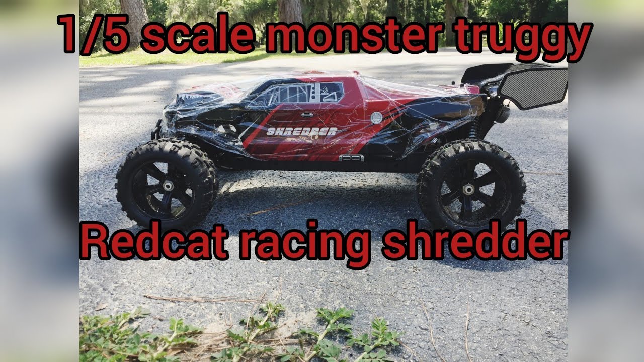 1/5 scale Redcat shredder slider kit build 4s 2250kv - YouTube
