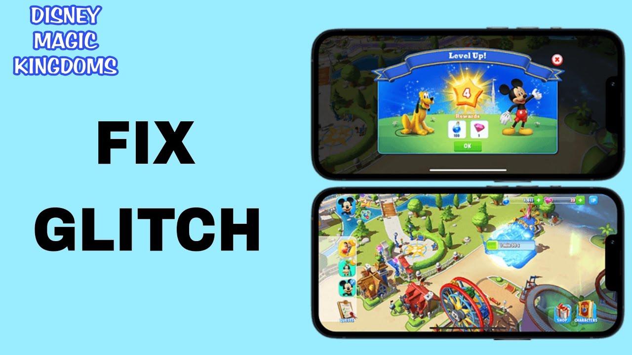 How To Fix And Solve Glitch On Disney Magic Kingdoms App | Final ...
