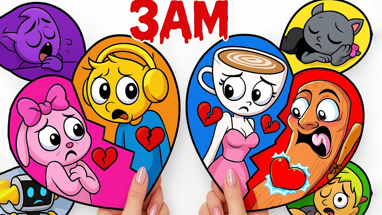 💖Paper DIY💖 Incredibox SPRUNKI Pinki Blind Box Unboxing ASMR at 3 AM ...