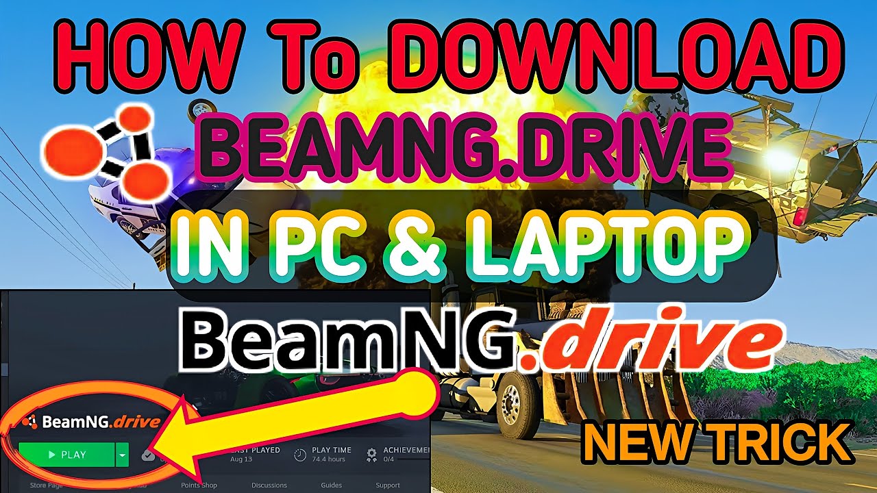 How to Download BeamNG.Drive In Pc & Laptops / With New Tricks 2023 ...