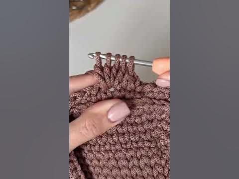 Очень красивый выпуклый узор крючком 😍🍪🔥 Полное видео уже на канале 😉 ...