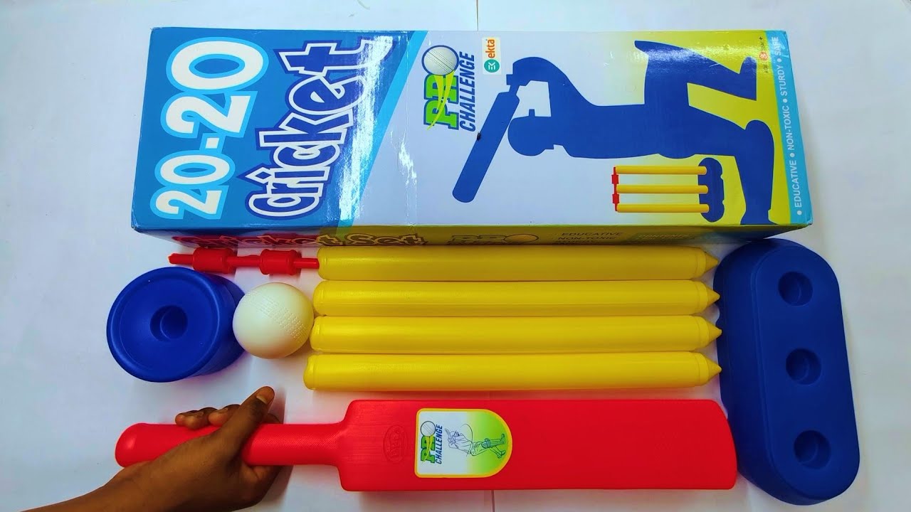 20-20 cricket kit box 🏏 - YouTube
