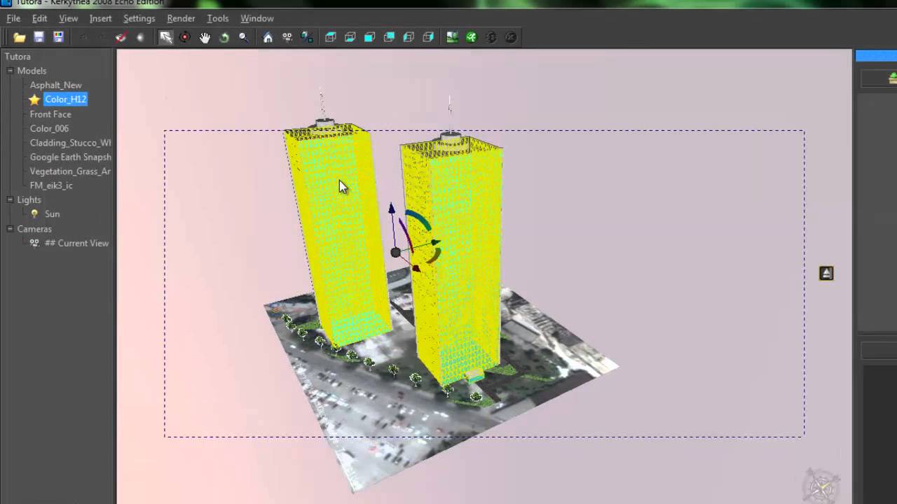 KERKHYTEA/GOOGLE SKETCHUP TUTORIAL]]]]] How to make glass reflection ...