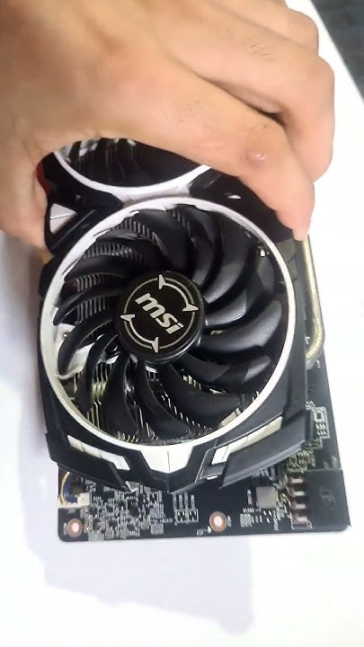 Trocando Pasta Termica da MSI RX580 8GB ..... ate que ta zerada - YouTube