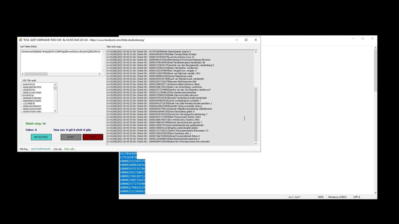 TOOL QUÉT USERNAME CỦA UID | By Kit Đỗ 0348 328 334 - YouTube