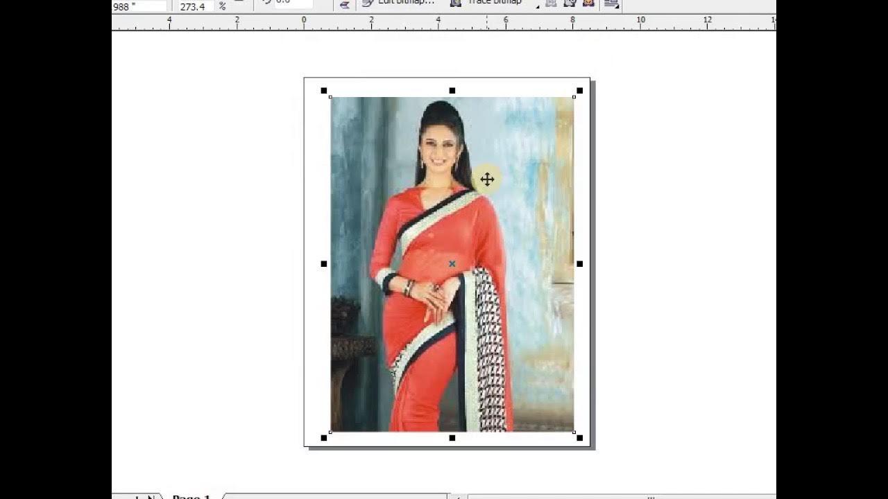 Bitmap Menu Part 1 in Corel Draw / how to change image format - YouTube