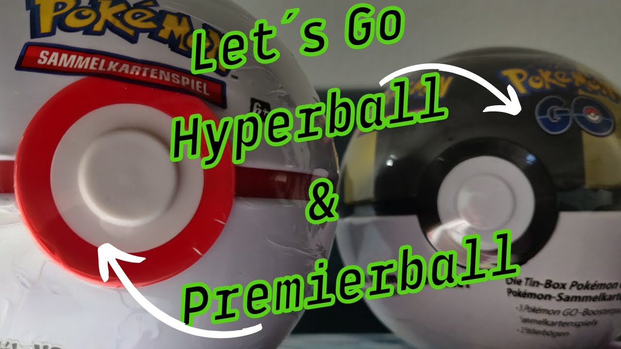 Pokemon Go Hyperball & Premierball. Pokemon Pokeball-Tin Opening - YouTube