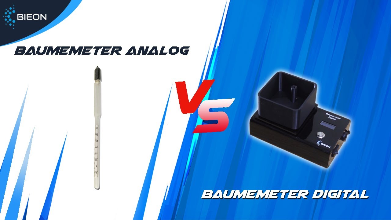 Baume Meter Analog VS Baume Meter Digital - YouTube