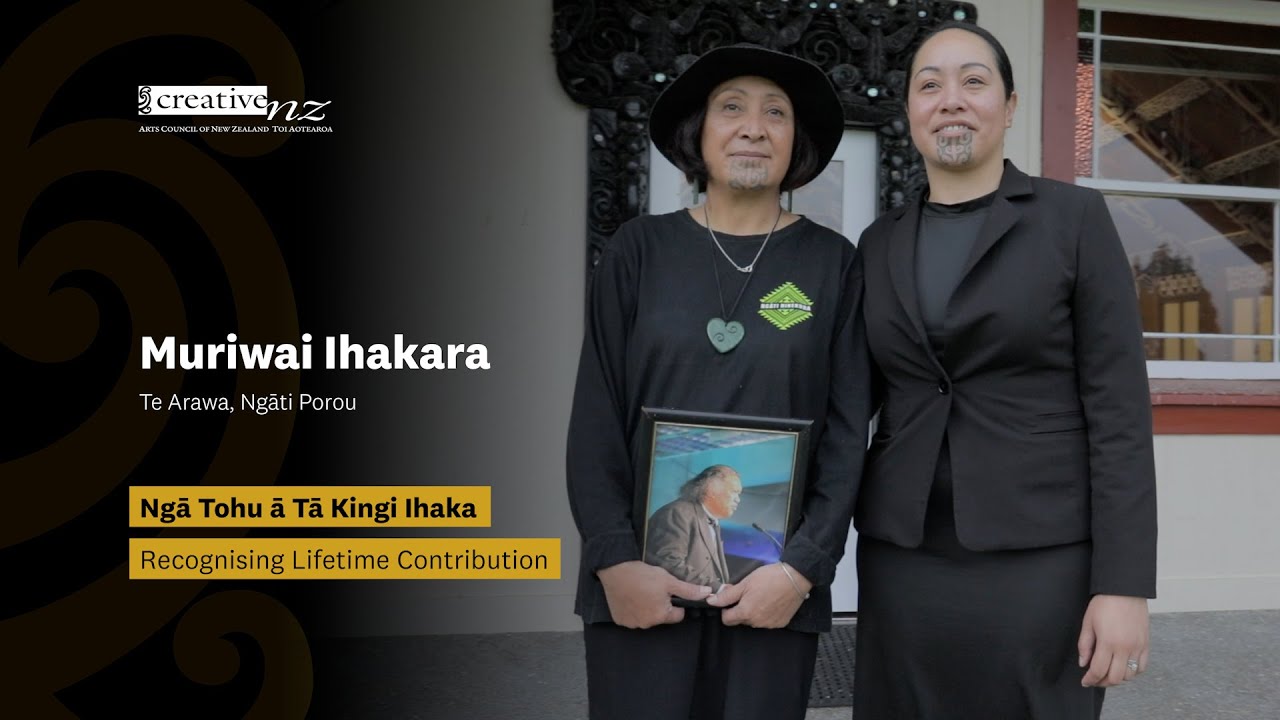 Muriwai Ihakara | Te Waka Toi Awards 2022 - YouTube