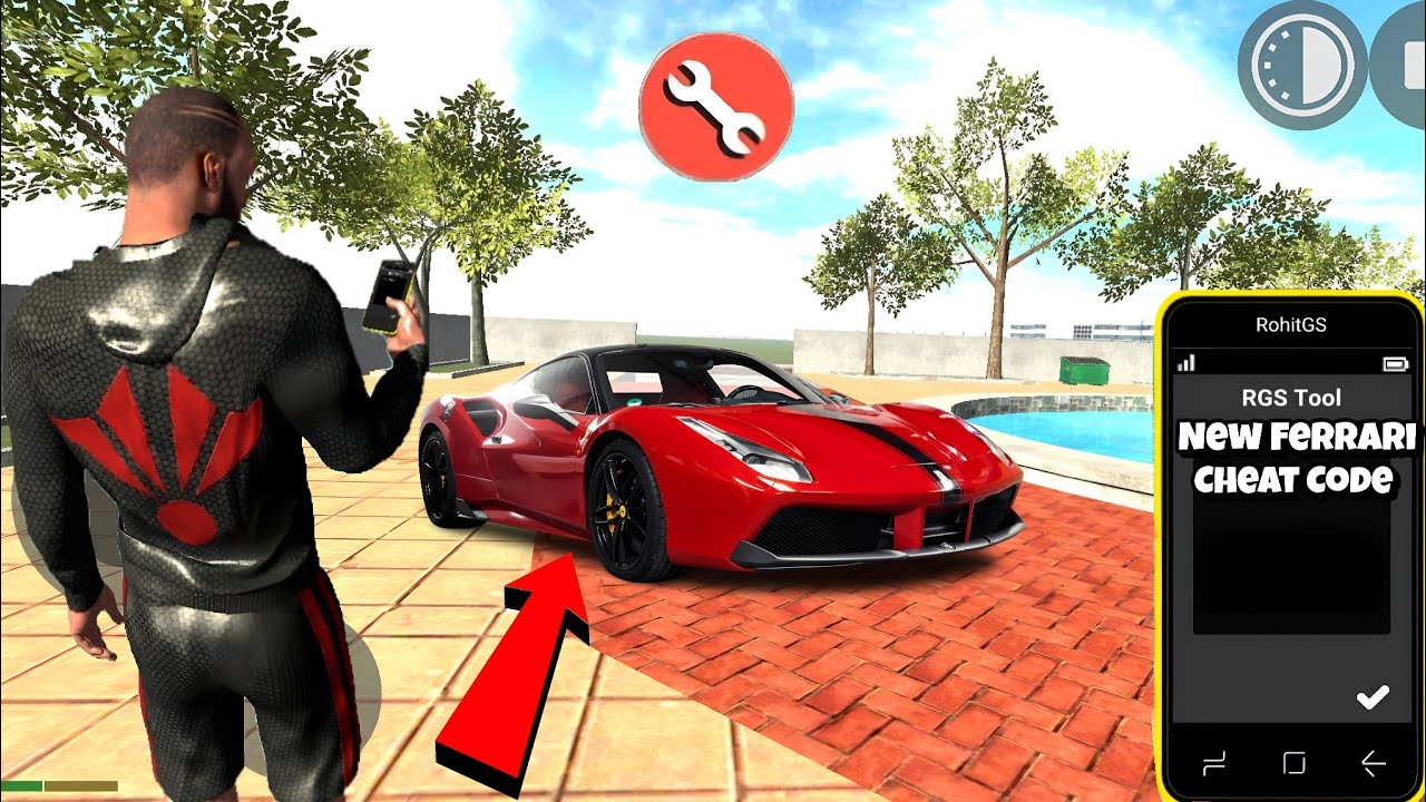 Finally New Ferrari Cheat Code 🤑 in Indian Bikes Driving 3D | Indian Bikes Driving 3D New Update ...