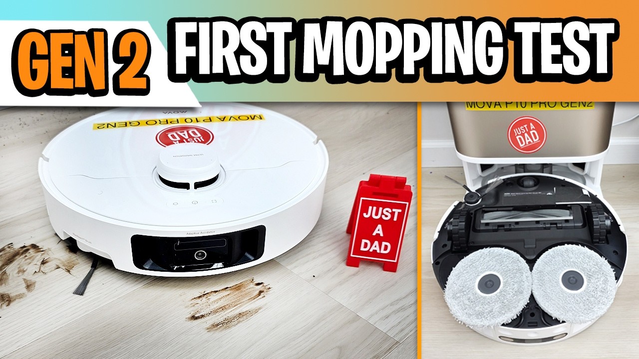 Mova P10 Pro Gen 2 Mopping Test 🔥 First Run Results | Corners, Hair ...