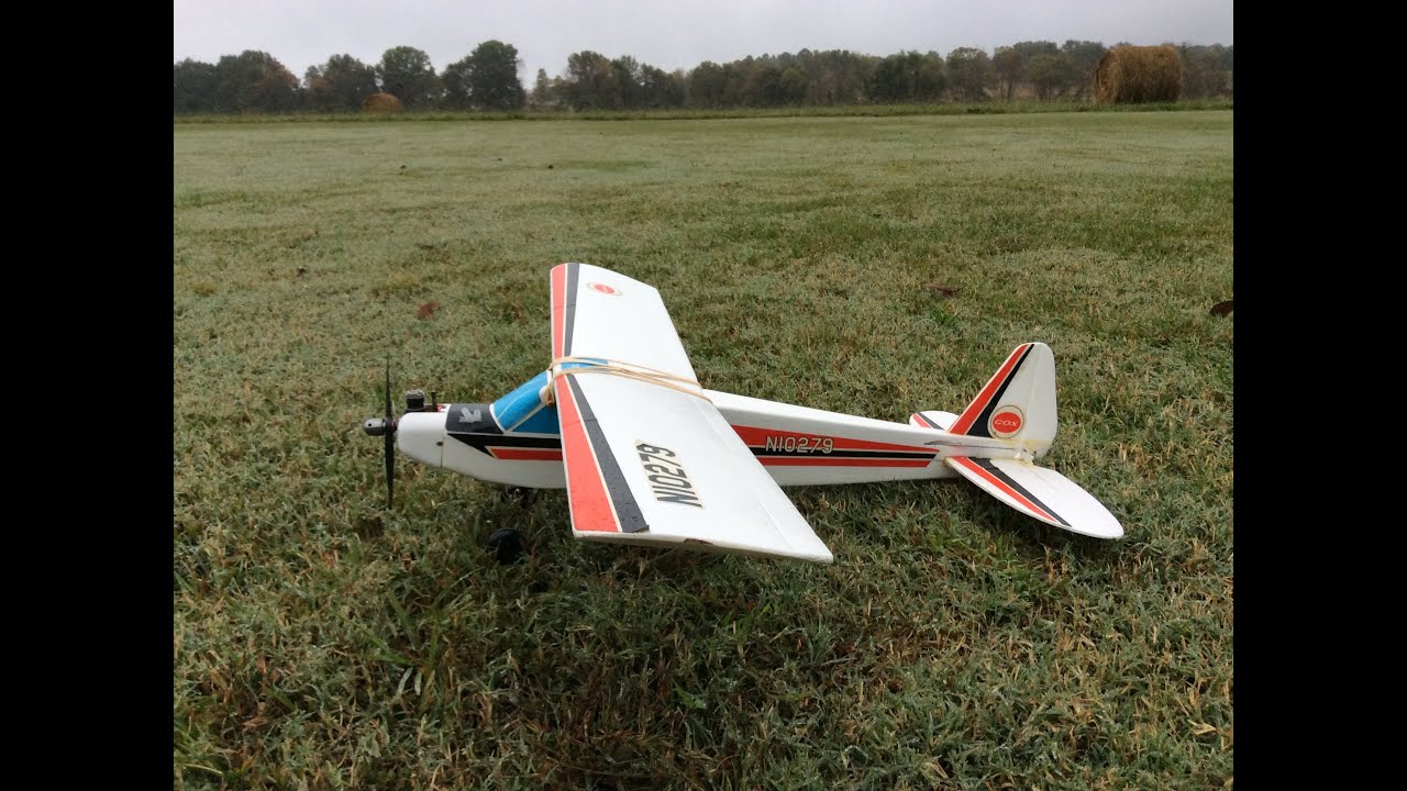 Vintage 1978 Cox Piper Super Cub w/ throttled .020 Engine - YouTube