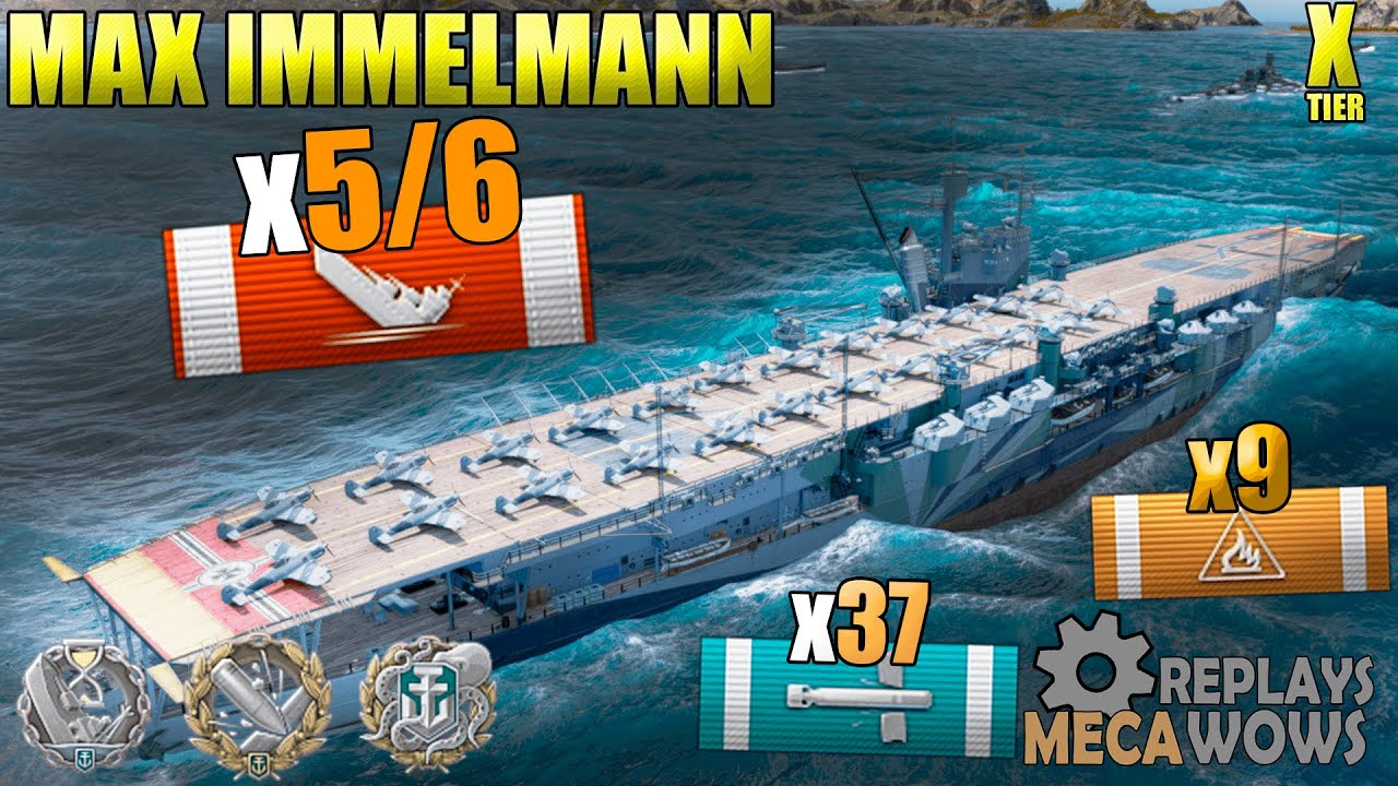 Max Immelmann 5/6 Kills & 249k Damage | World of Warships Gameplay 4k ...
