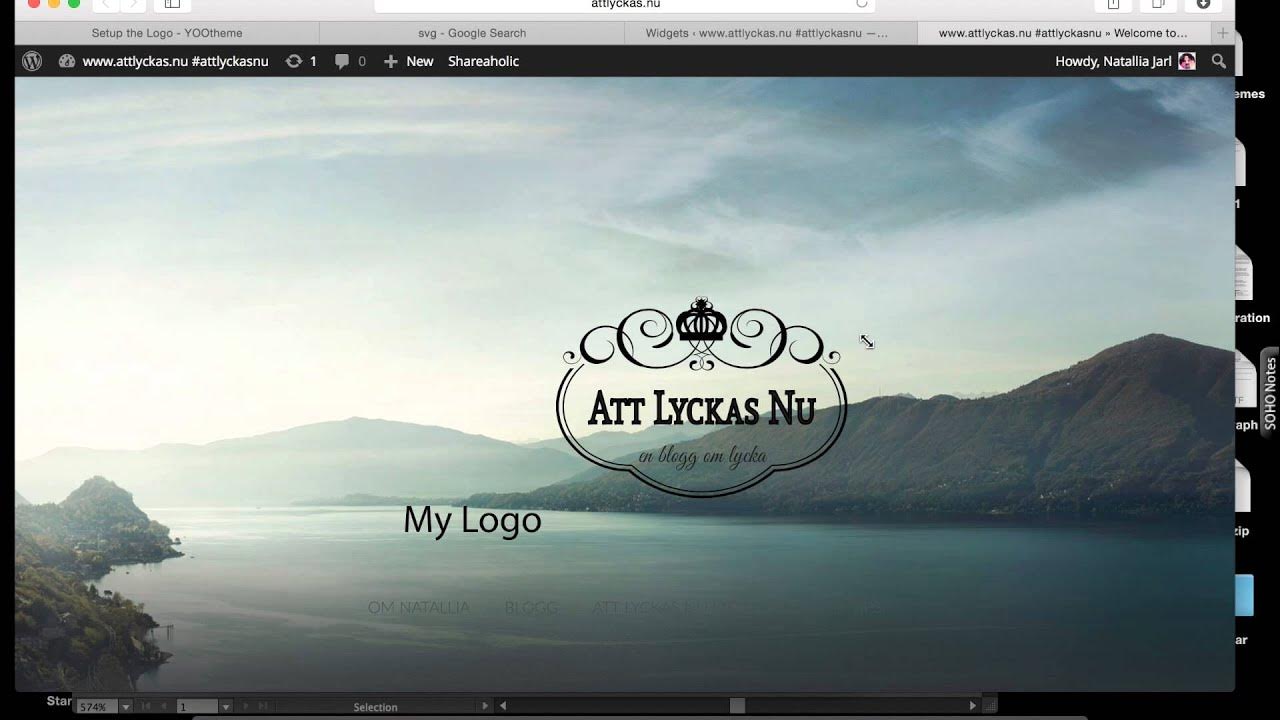 how to create responsive logo svg for responsive website - YouTube