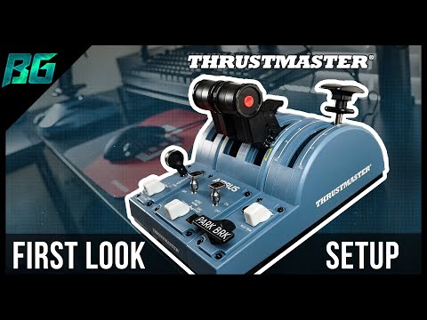 Thrustmaster TCA Throttle Quadrant ADD-ON | FIRST LOOK + SETUP | MSFS