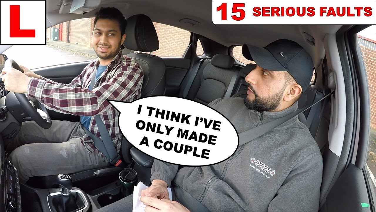 He Had No Idea He'd Made 15 SERIOUS Driving Faults! Driving Test Fail ...