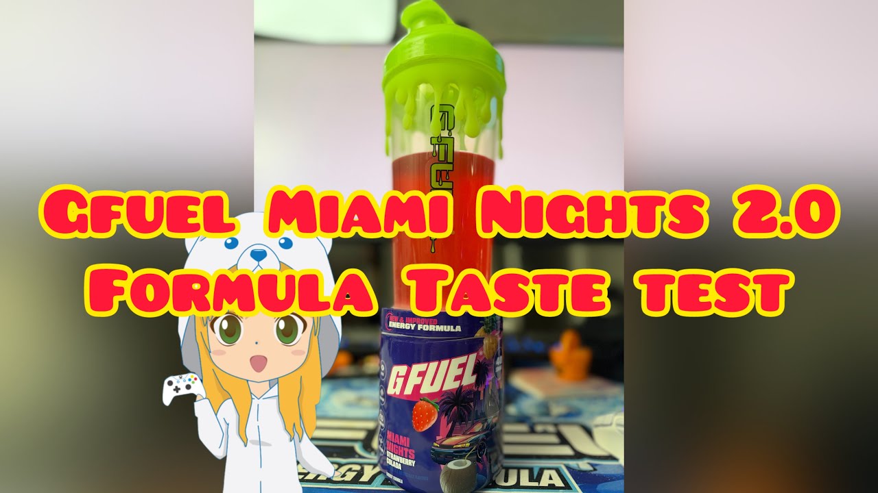 GFUEL Miami Nights 2.0 Taste Test - YouTube