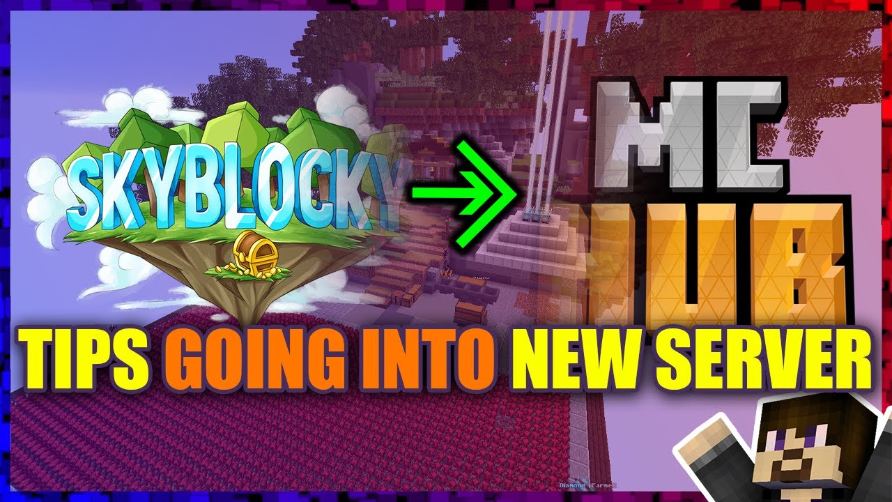 Skyblocky to MCHUB Server Changes and Tips - Skyblock Sun - YouTube