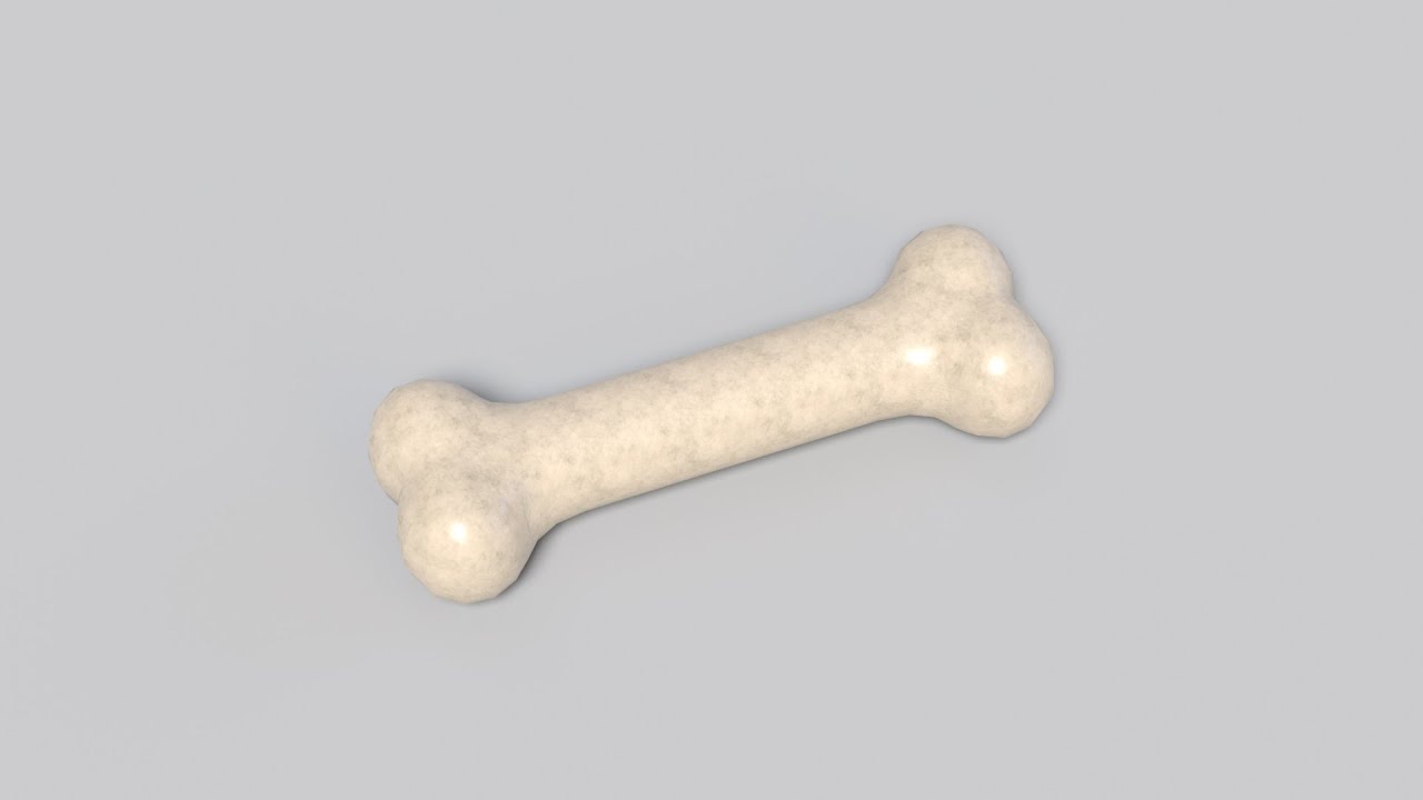 3d Dog Bone Shape