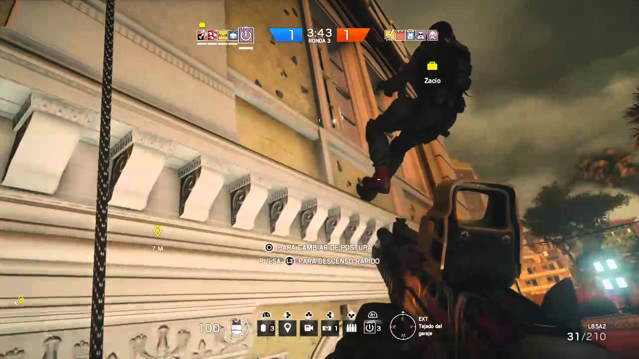 Rainbow Six Siege - Window Rapel Round - YouTube