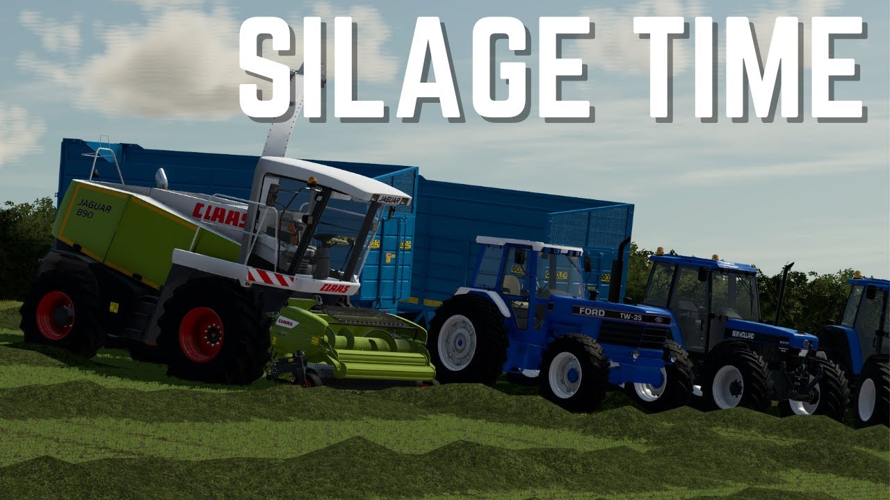 First silage with follow me Farming simulator 22 - YouTube