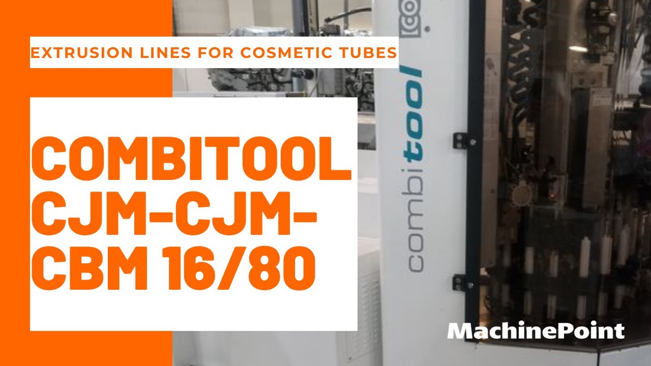 COMBITOOL CJM-CJM-CBM 16/80 Extrusion lines for cosmetic tubes ...