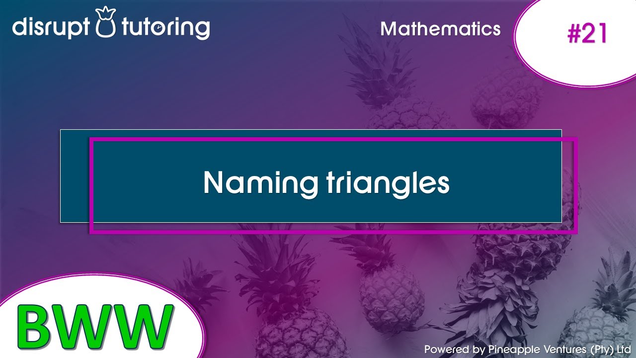 #21 Naming triangles - YouTube