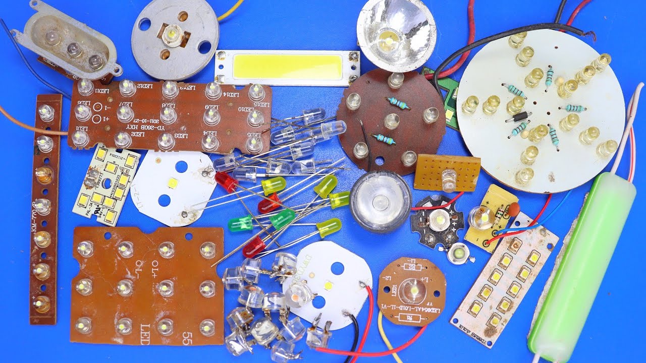 Awesome uses of old led lights - YouTube