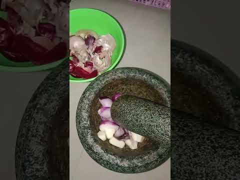 masak sambal ikan bilis
