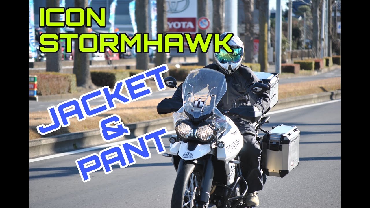 ICON STORMHAWK JACKET & PANT - YouTube