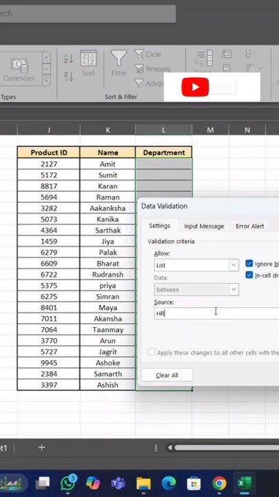 Master Excel Data Validation Create Dynamic Drop Down Lists In Minutes Youtube