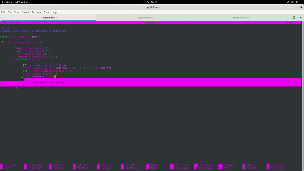 Nodejs Scanner Tcp Ports Youtube