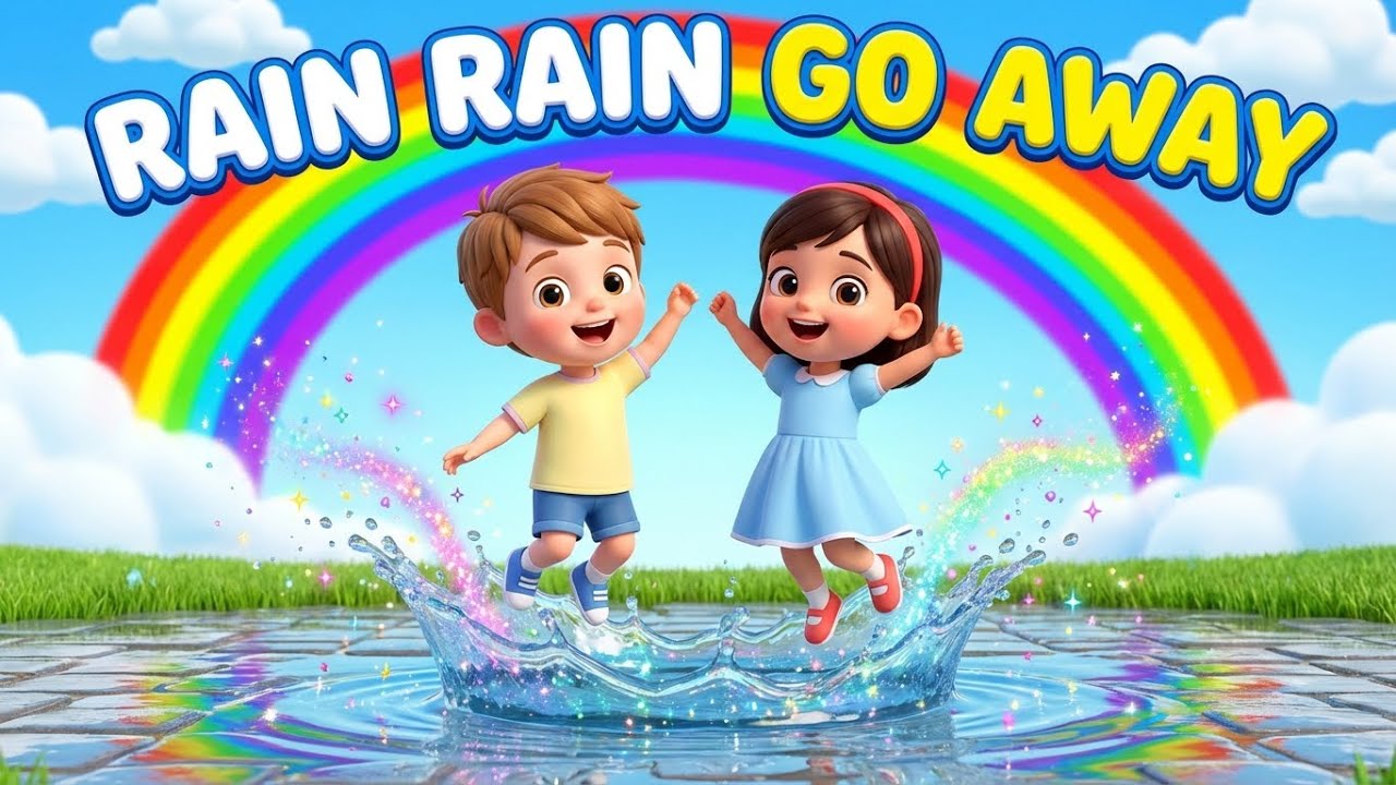 Rain Rain Go Away Song 🌧️🌞 | 3D Kids Rhyme | Jenny & Timmy Playtime ...