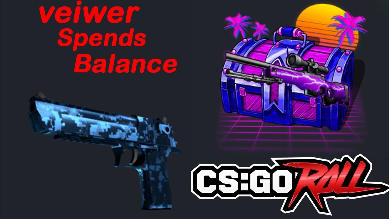Letting A Viewer Spend My Balance! CSGOROLL - YouTube