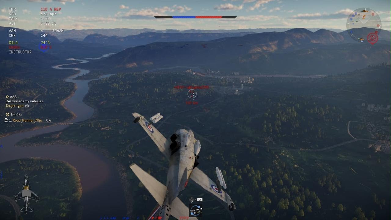Harrier gets last kill - YouTube