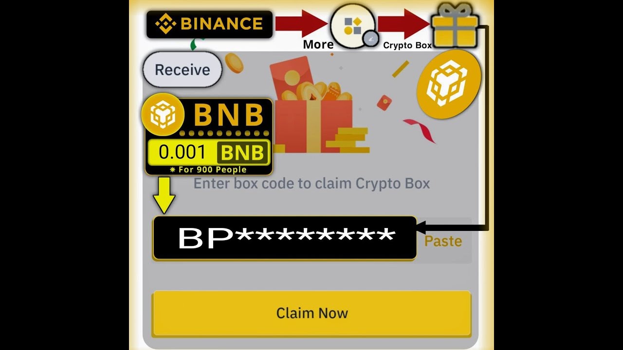 I make money and give money - How to Create a Binance Crypto Box Red ...