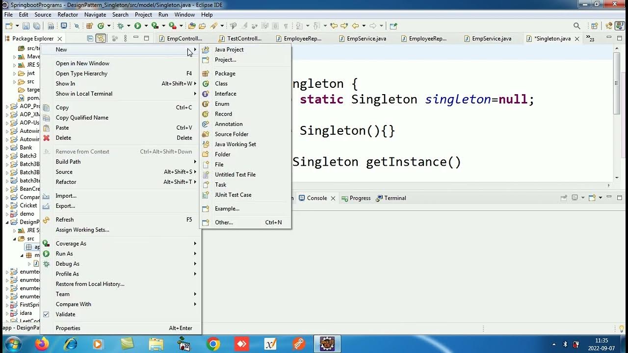 Design Pattern Singleton Youtube