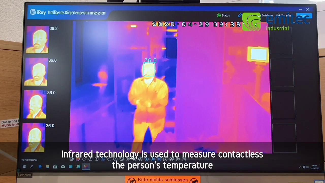 Fever Screening with Thermal / Infrared Cameras - YouTube