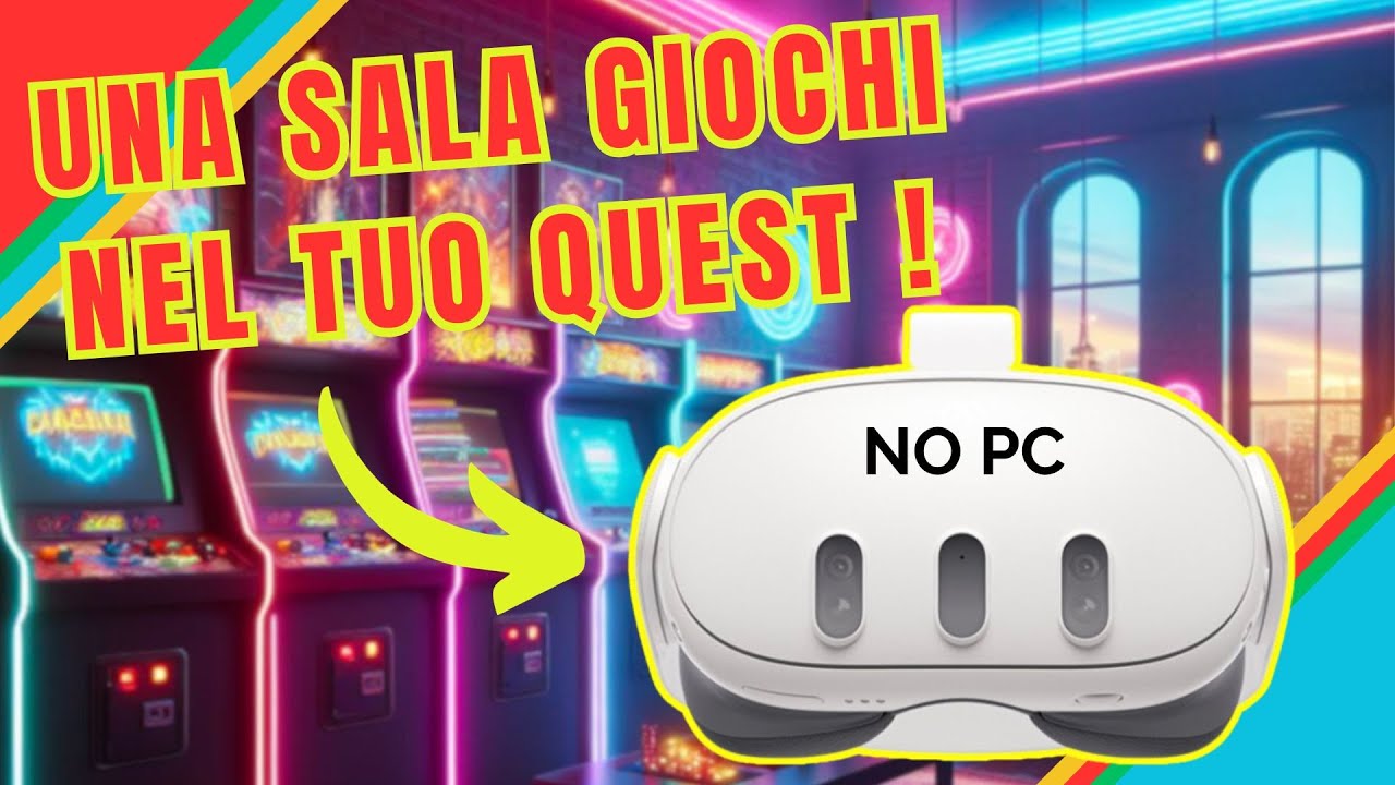 SALA GIOCHI in Realtà Virtuale senza PC | Retrogame con Meta Quest, Age ...