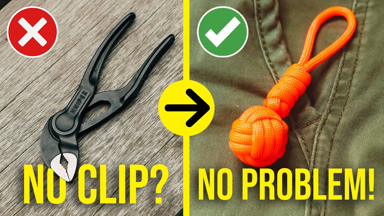 How A Simple Knot Solves A Big Everyday Carry Problem! - YouTube
