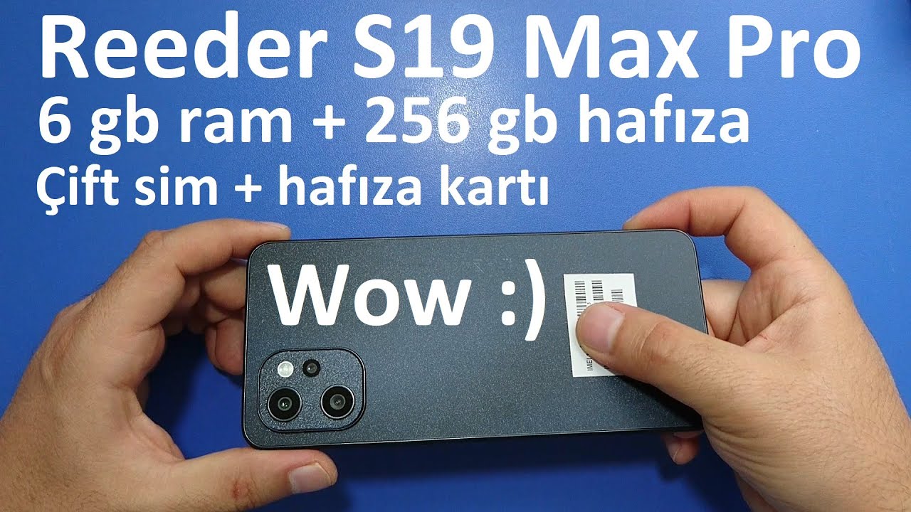 Reeder S19 Max Pro | İlk kurulum ve İnceleme - YouTube