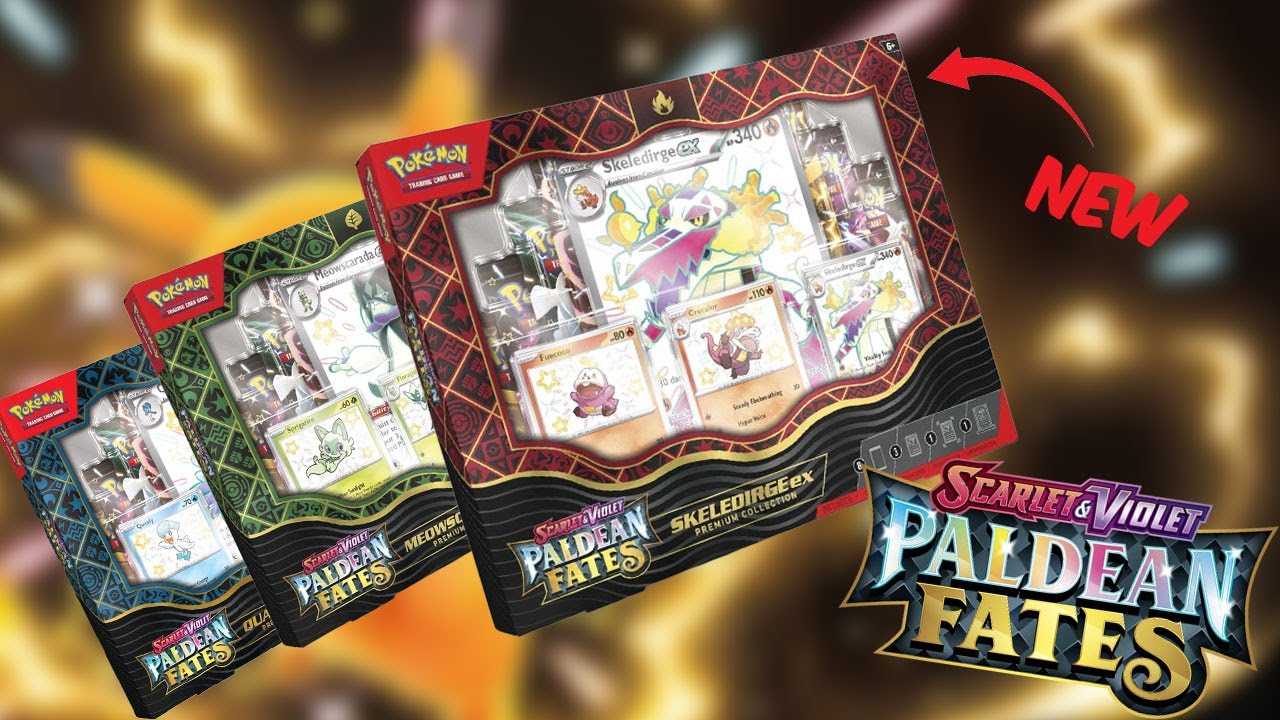 I Opened The NEW Paldean Fates Starter Premium Collection Boxes ...