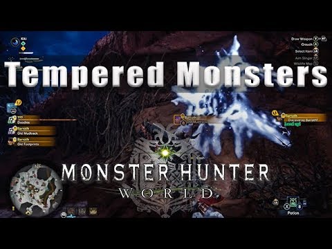 Tempered Monster tracks MHW - Tempered Monsters Monster Hunter World ...