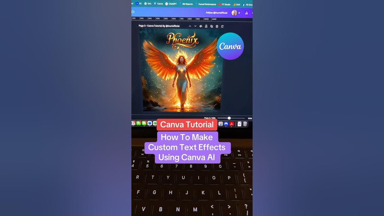 Canva Tutorial - How To Create Custom Text Effects Using Canva AI #canvatutorial - YouTube